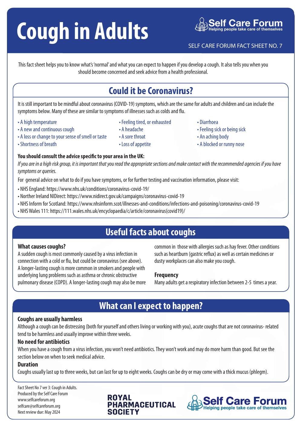 Coughs in adults - what’s normal and when to seek medical advice - Apex ...